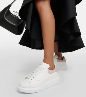 Alexander McQueen Oversized Leather Sneakers