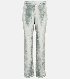 JIL SANDER Straight-leg Wool-blend Pants