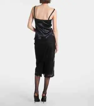 Dolce & Gabbana Lace-trimmed Satin Camisole