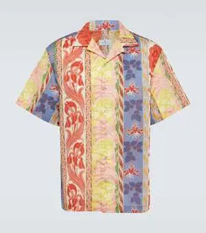 Etro Printed Cotton Bowling Shirt