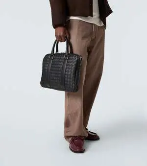 Bottega Veneta Intrecciato Leather Briefcase