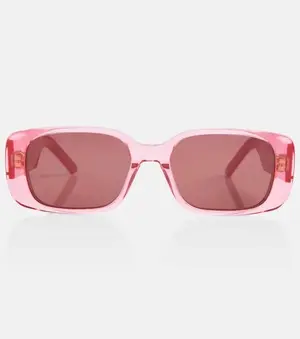 Dior Wildior S2u Rectangular Sunglasses - Pink
