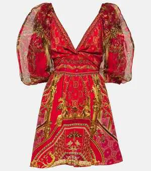 Camilla Printed Minidress - Multicoloured
