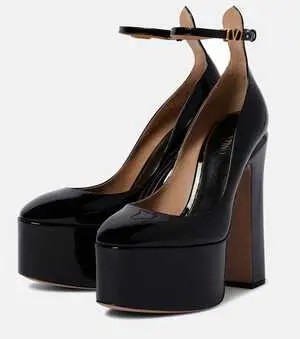 Valentino Garavani Leather Platform Pumps
