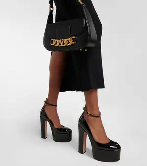Valentino Garavani Leather Platform Pumps