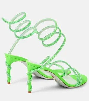 Rene Caovilla Margot Embellished Spiral Sandals