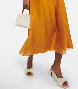 Vince High-rise Midi Skirt
