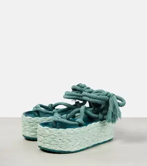 Isabel Marant Étoile Elif Platform Espadrille Sandals