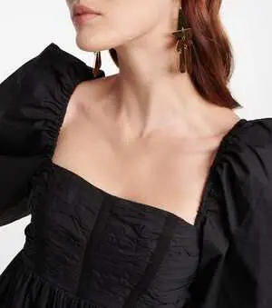 Ulla Johnson Lelani Cotton Poplin Midi Dress