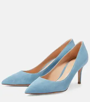 GIANVITO ROSSI 70 Suede Pumps