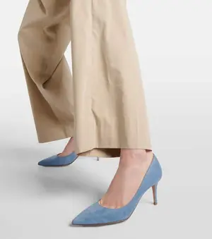 GIANVITO ROSSI 70 Suede Pumps