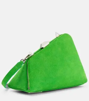 Attico Midnight Leather Clutch