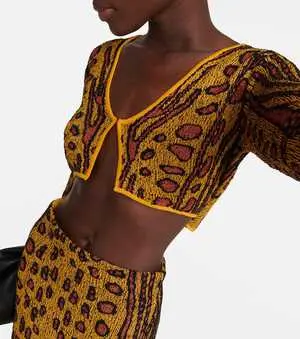 Altuzarra Damisi Cropped Cardigan