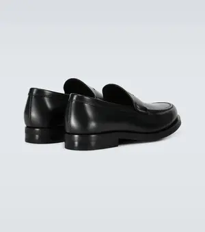 TOD'S Leather Loafers - Black