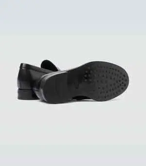 TOD'S Leather Loafers - Black