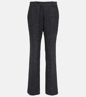 BLAZÉ MILANO Percheron High-rise Wool-blend Pants