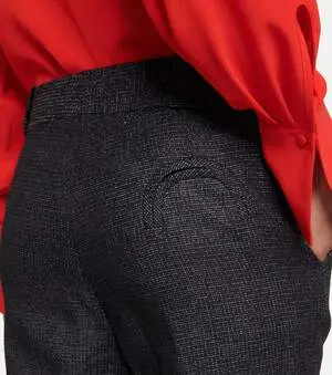 BLAZÉ MILANO Percheron High-rise Wool-blend Pants