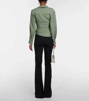 Jacquemus Le Bahia Tie-front Shirt - White