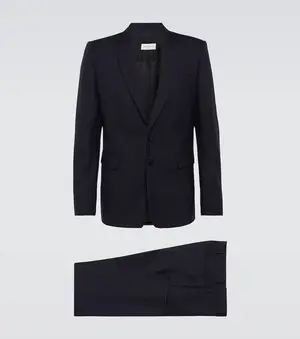 Dries Van Noten Single-breasted Wool Suit