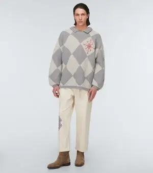 ADISH Embroidered Cotton Sweater