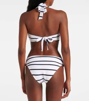 Heidi Klein Fold Over Striped Bikini Bottom