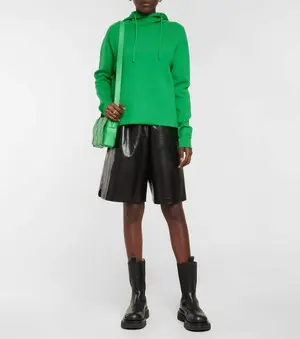 Bottega Veneta Lug Leather Ankle Boots