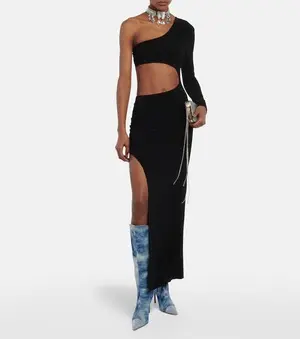 Alexandre Vauthier Tie-dye Knee-high Boots