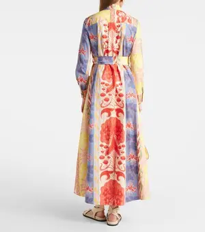 Etro Printed Cotton-blend Shirt Dress