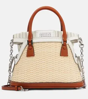 MAISON MARGIELA 5ac Mini Raffia Tote