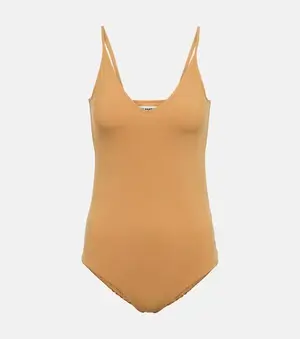 JIL SANDER Jersey Bodysuit - Beige