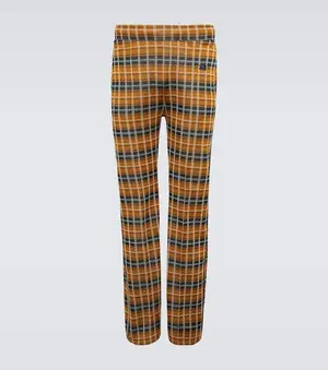 WALES BONNER Samuel Checked Track Pants