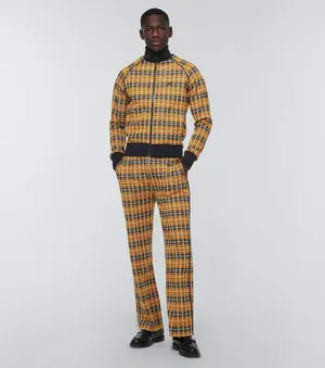 WALES BONNER Samuel Checked Track Pants
