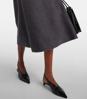 JIL SANDER Wool Midi Skirt