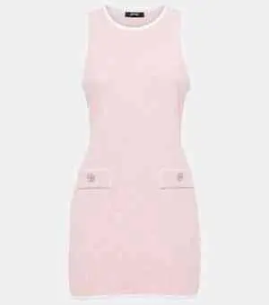Versace Debossed Mini Dress
