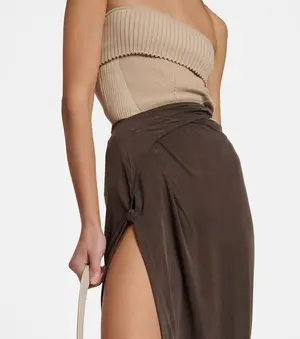 Jacquemus La Jupe Espelho Midi Skirt