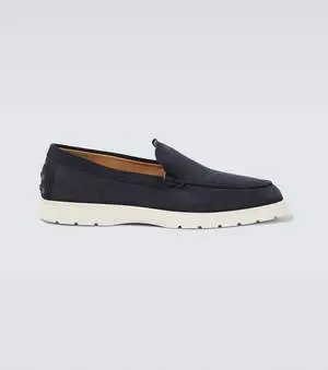 TOD'S Suede Slip-on Loafers