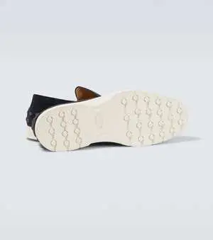 TOD'S Suede Slip-on Loafers