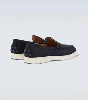 TOD'S Suede Slip-on Loafers
