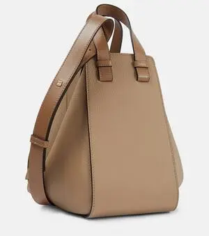 Loewe Hammock Small Leather Shoulder Bag - Beige