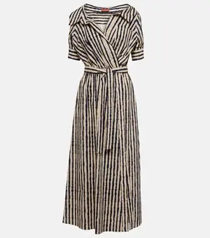 Altuzarra Lydia Off-shoulder Midi Dress - Multicoloured