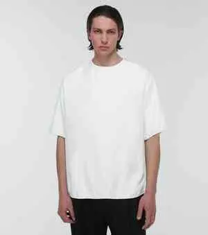JIL SANDER Blouson Silk Blend T-shirt