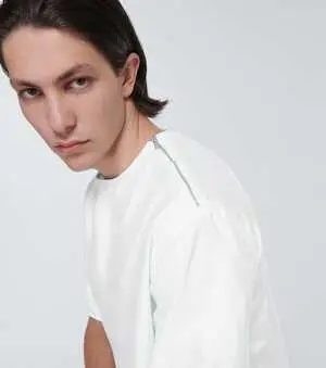 JIL SANDER Blouson Silk Blend T-shirt