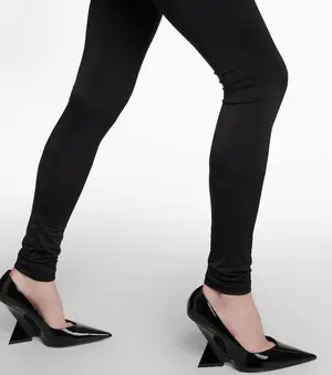 Attico Ruby Halterneck High-rise Slim Pants