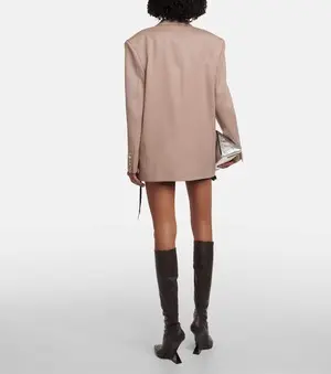 Attico Oversized Wool Blazer