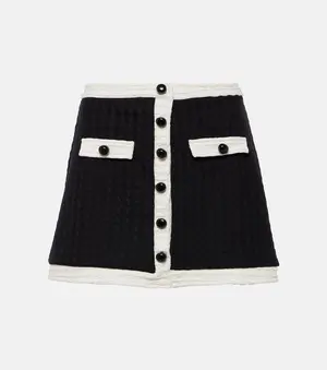 ADRIANA DEGREAS Jacquard Miniskirt - Multicoloured