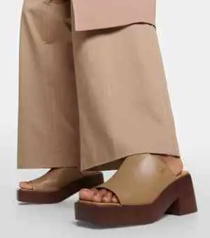 TOD'S Leather Mules