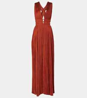 Ulla Johnson Veda Gathered Gown - Brown