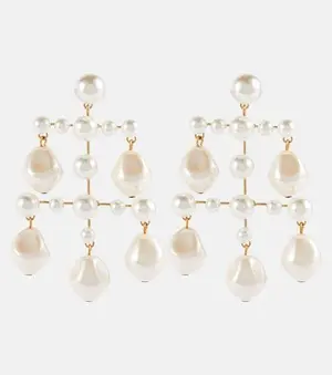 JENNIFER BEHR Imogene Earrings - White