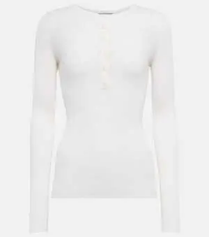 Gabriela Hearst Julian Cashmere And Silk Top