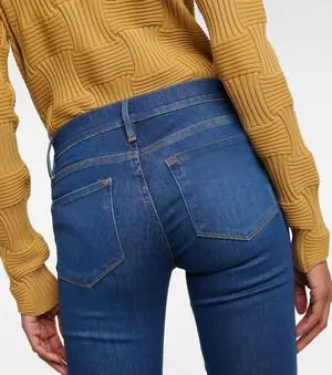 FRAME Le Skinny De Jeanne High-rise Jeans - Blue